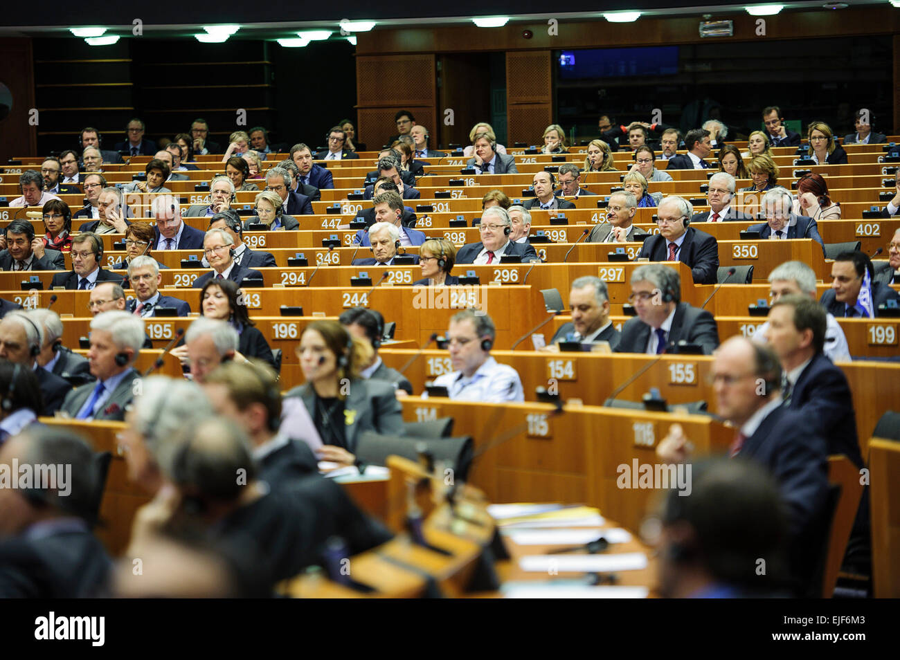 Council of the european union chamber hi-res stock photography and ...