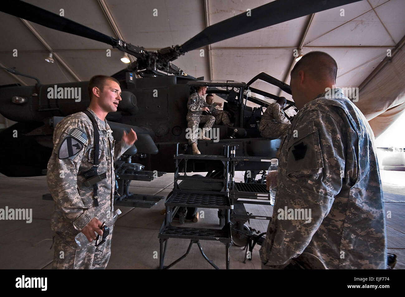 During a meeting for air-ground integration, Chief Warrant Officer ...