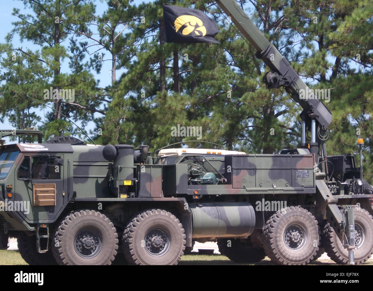 Members of Bravo Company 334 Brigade Support Battalion out of Cedar ...
