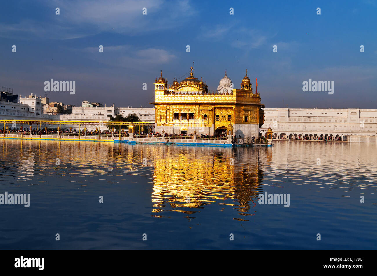 Golden Temple (Harmandir Sahib also Darbar Sahib) in Amritsar. Punjab ...
