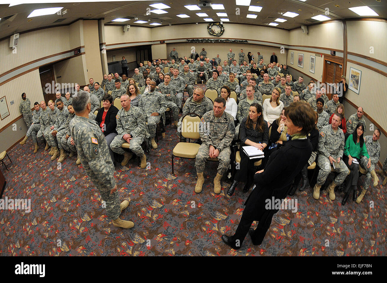 Army Chief of Staff Gen. George W. Casey Jr. and his wife Sheila ...