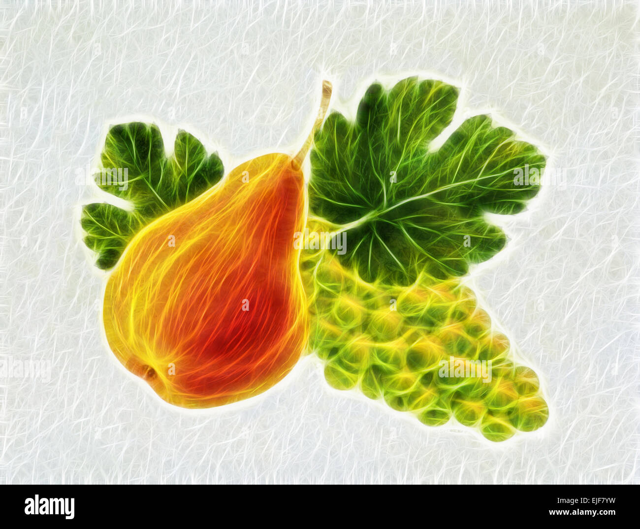 Illustrations pears hi-res stock photography and images - Alamy