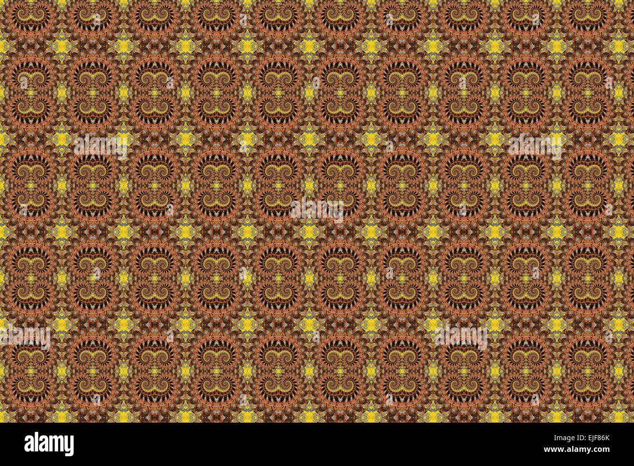 A patterned, repeating background with geometric shapes and fractal ...