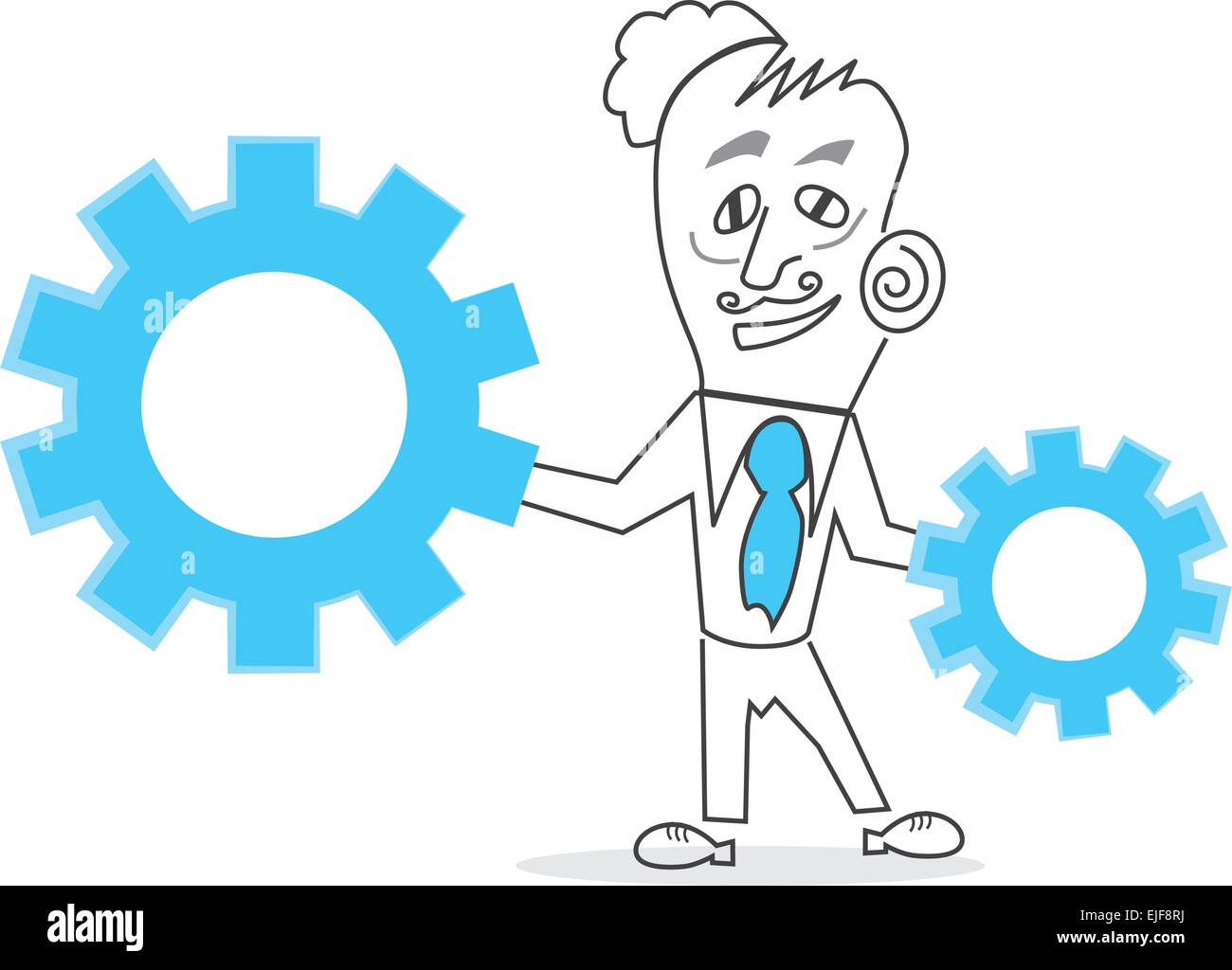 Vector Business Man Stock Vector Image & Art - Alamy