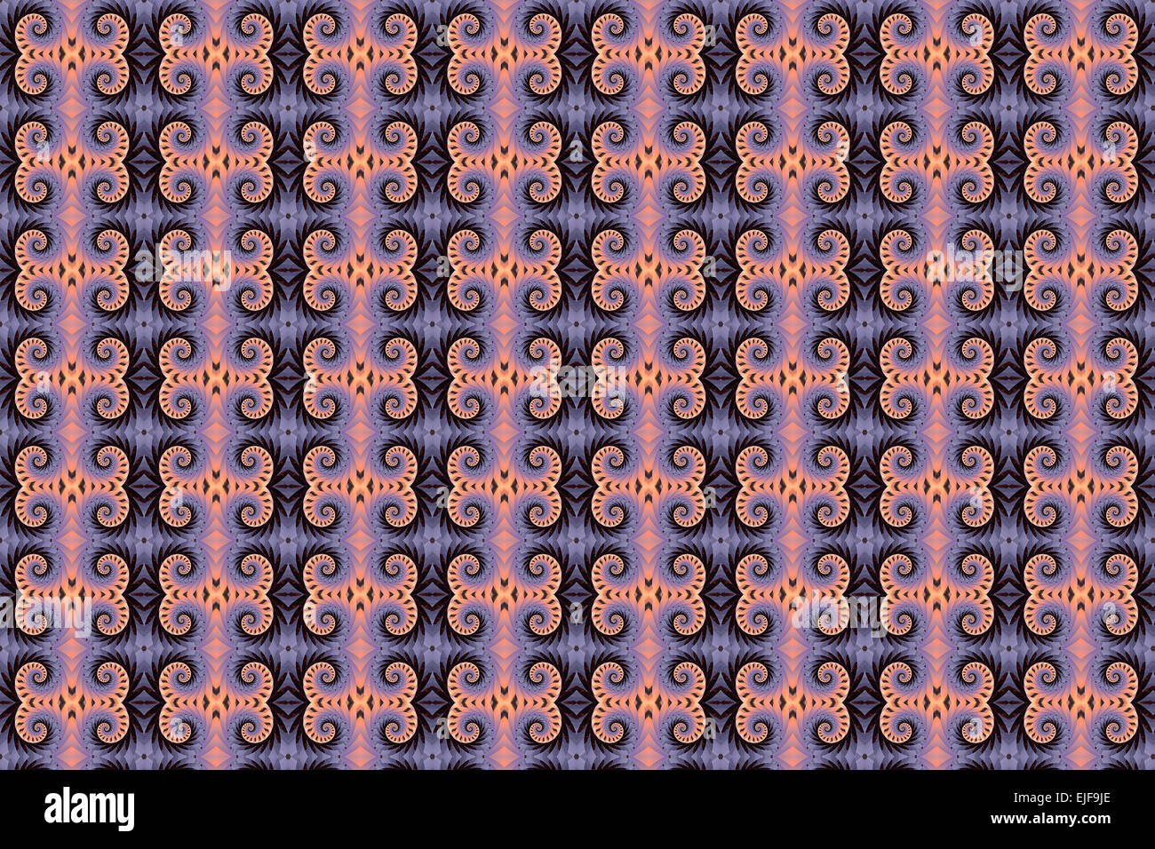 A patterned, repeating background with geometric shapes and fractal ...