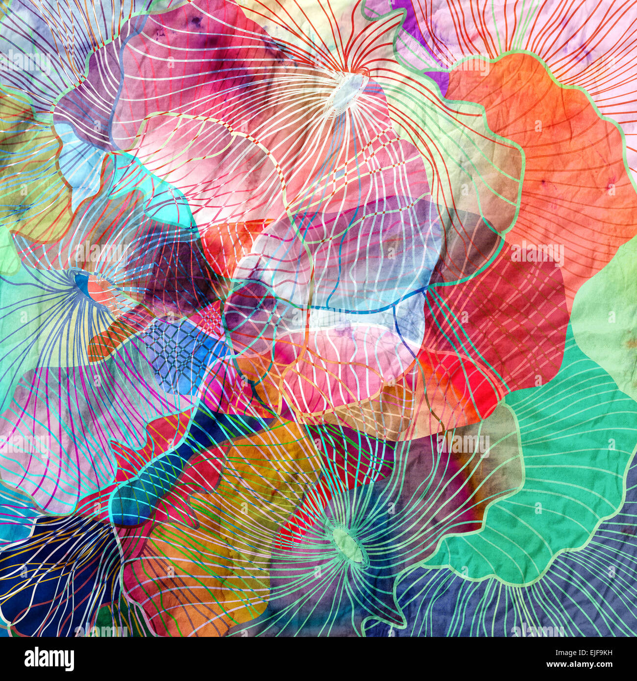 graphic a abstract background with different elements Stock Photo - Alamy