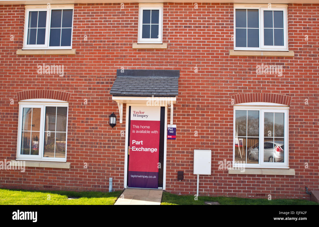 Advertising sign new homes hi-res stock photography and images - Alamy