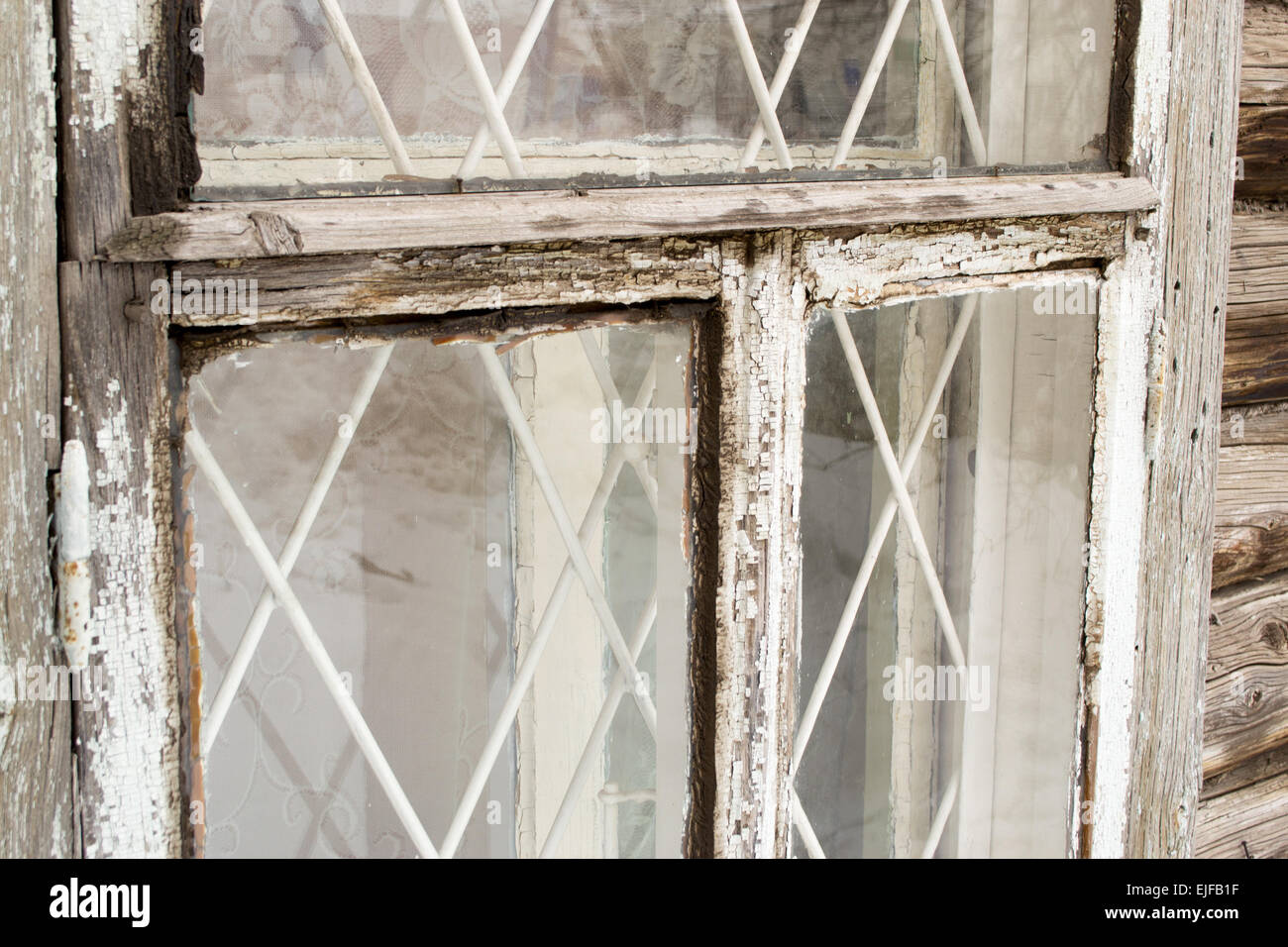 Old white window frame with flakes of forgotten paint Stock Photo - Alamy