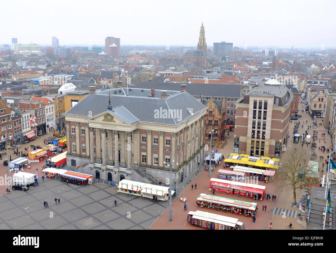 Groningen city hall view hi-res stock photography and images - Alamy
