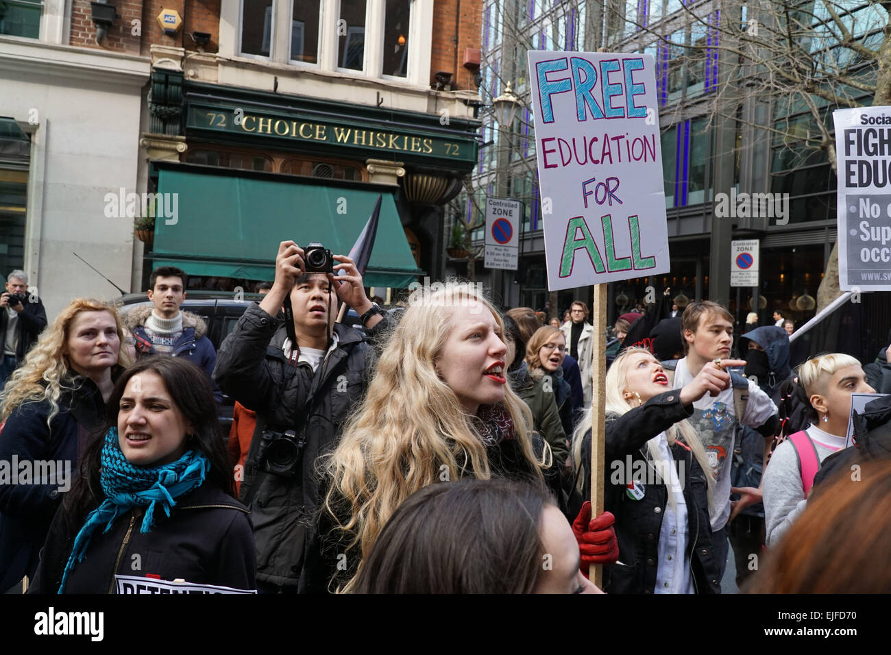 University students blocked uk hi-res stock photography and images - Alamy