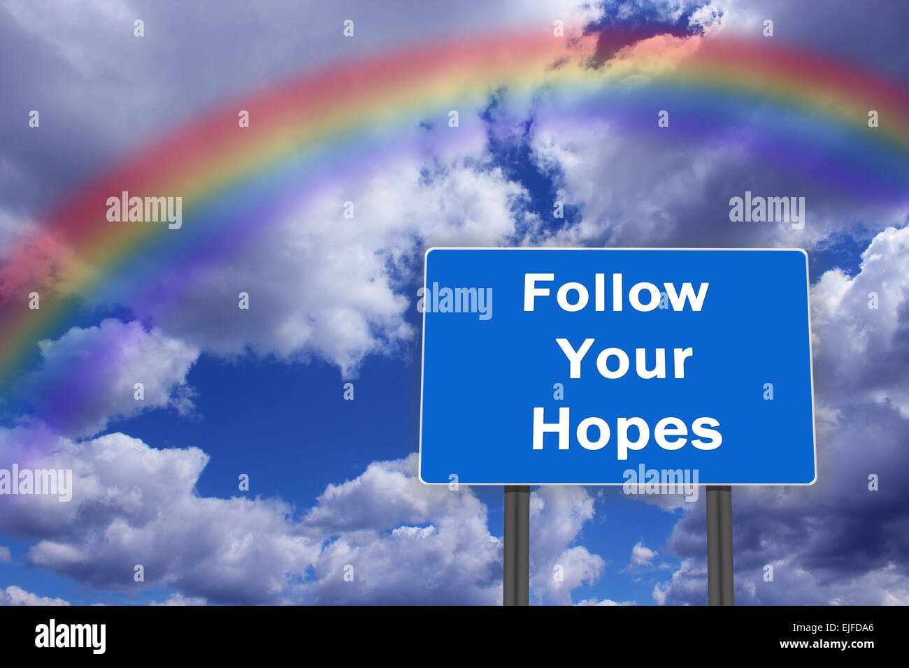 Hope rainbow hi-res stock photography and images - Alamy