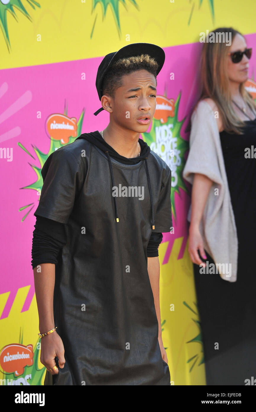 LOS ANGELES, CA - MARCH 23, 2013: Jaden Smith, son of Will Smith & Jada ...