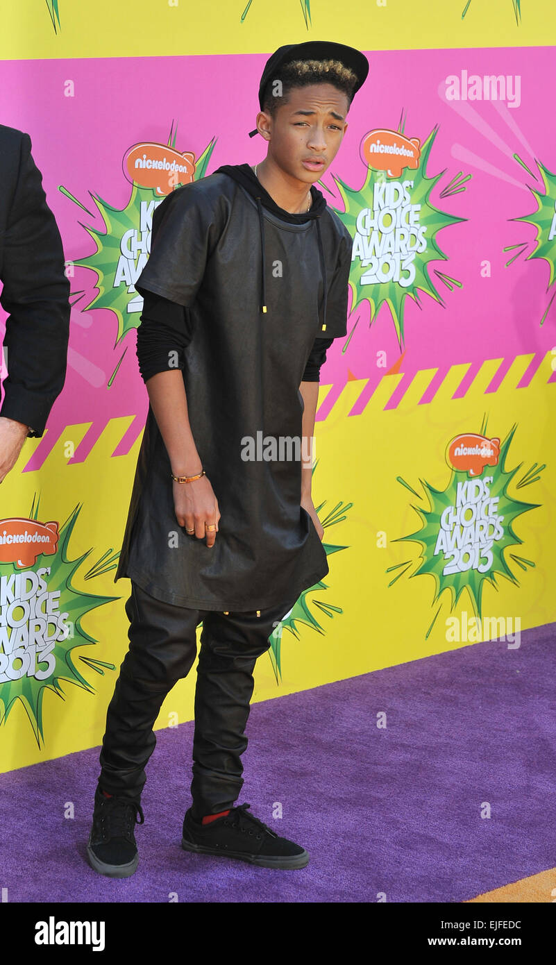 LOS ANGELES, CA - MARCH 23, 2013: Jaden Smith, son of Will Smith & Jada ...