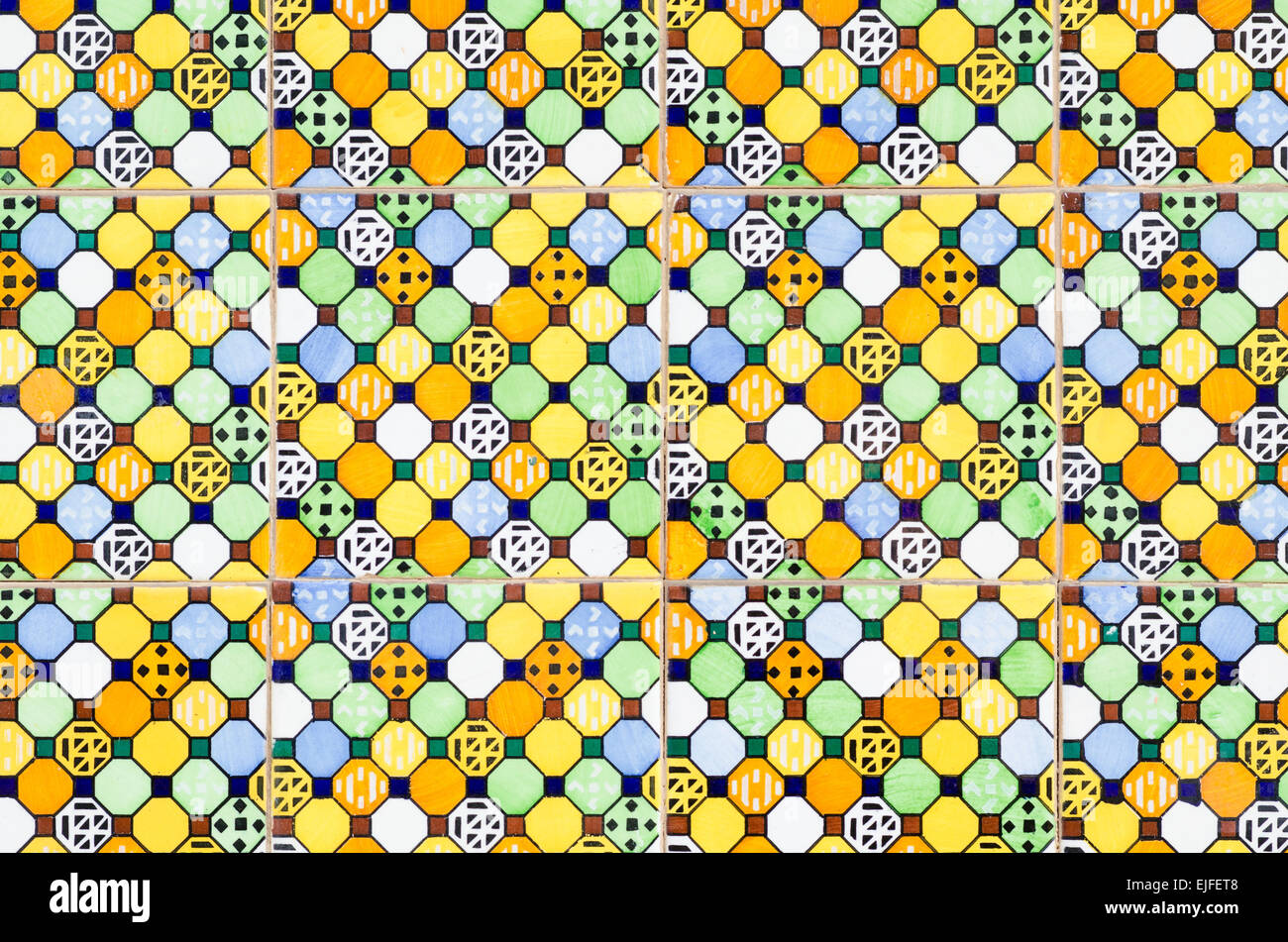 Full frame take of ceramic mosaic tiles Stock Photo - Alamy