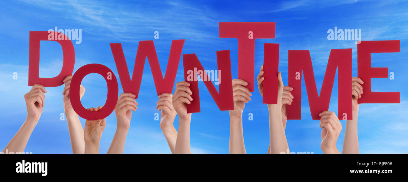 Many Caucasian People And Hands Holding Red Letters Or Characters ...