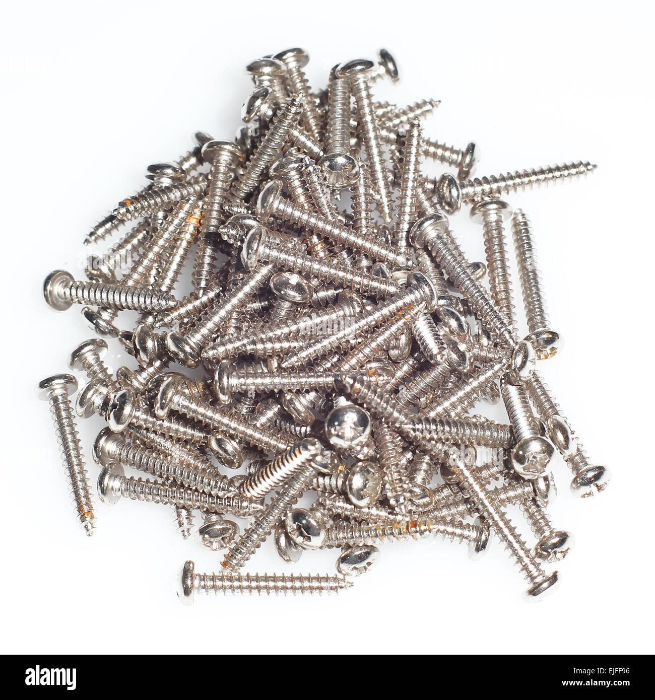 Screw isolated on white background Stock Photo - Alamy