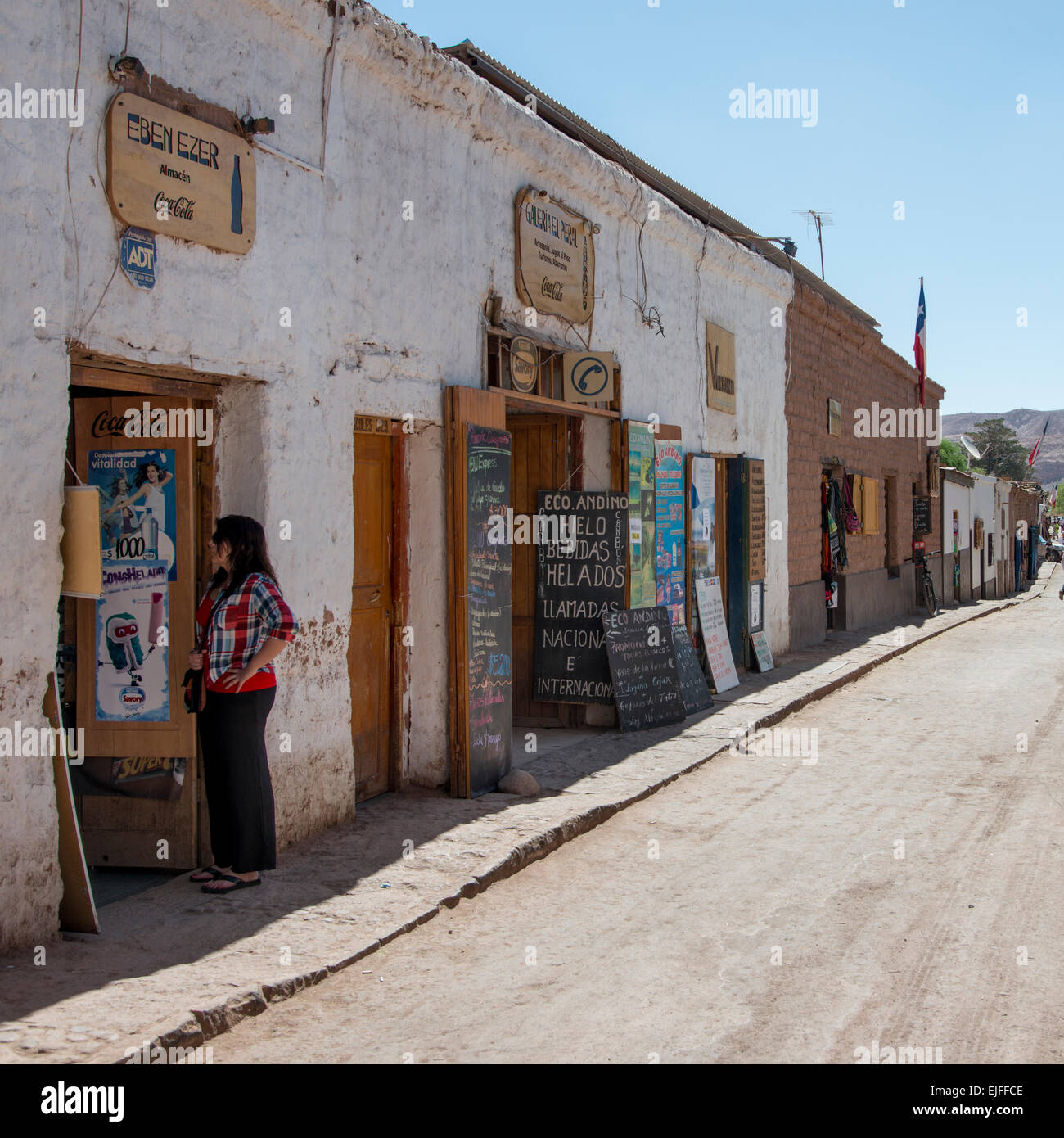 San Pedro de Atacama, El Loa Province, Antofagasta Region, Chile Stock ...