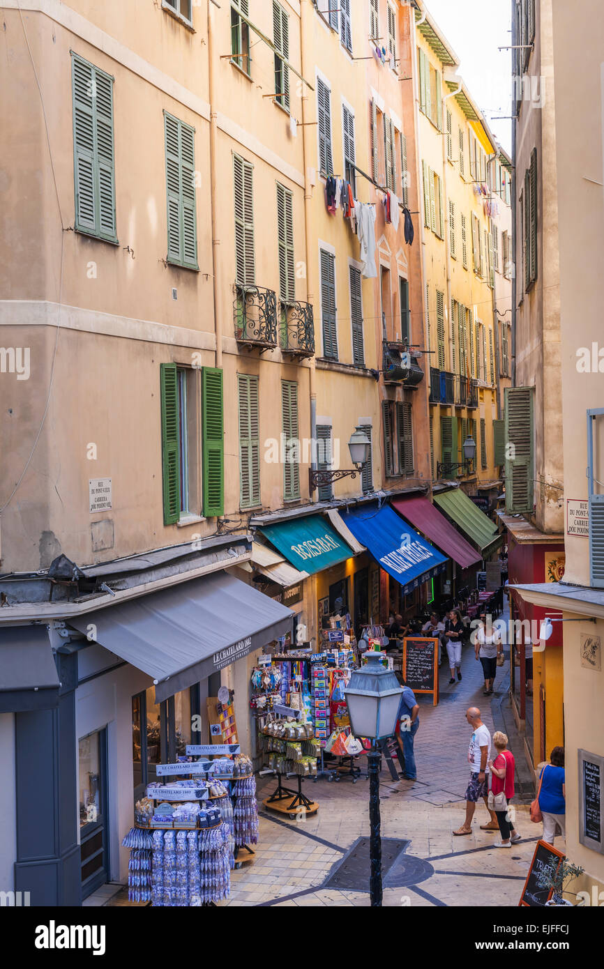 Old town nice france restaurant hi-res stock photography and images - Alamy