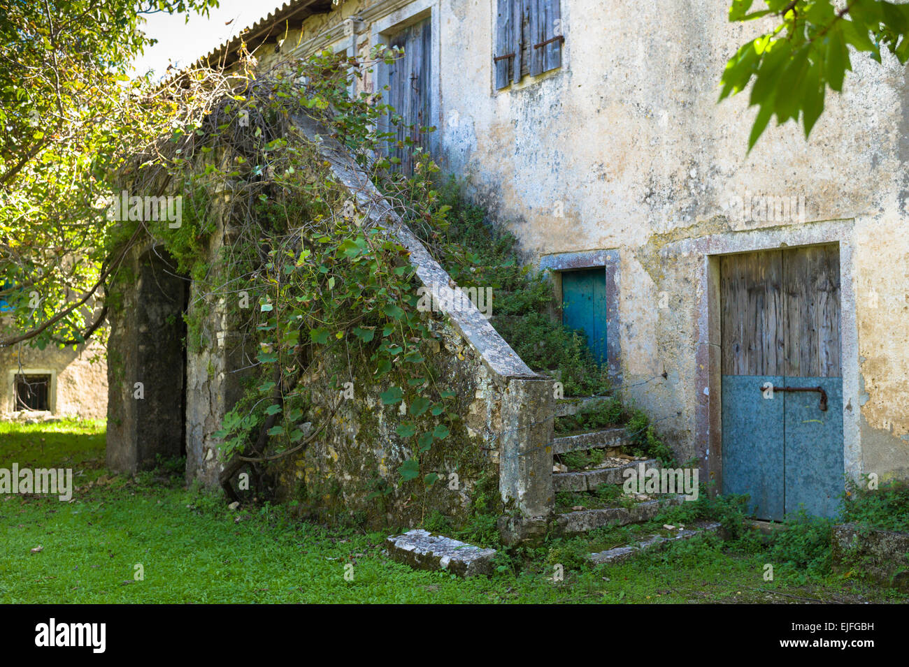 Ancient Greek Houses Outside