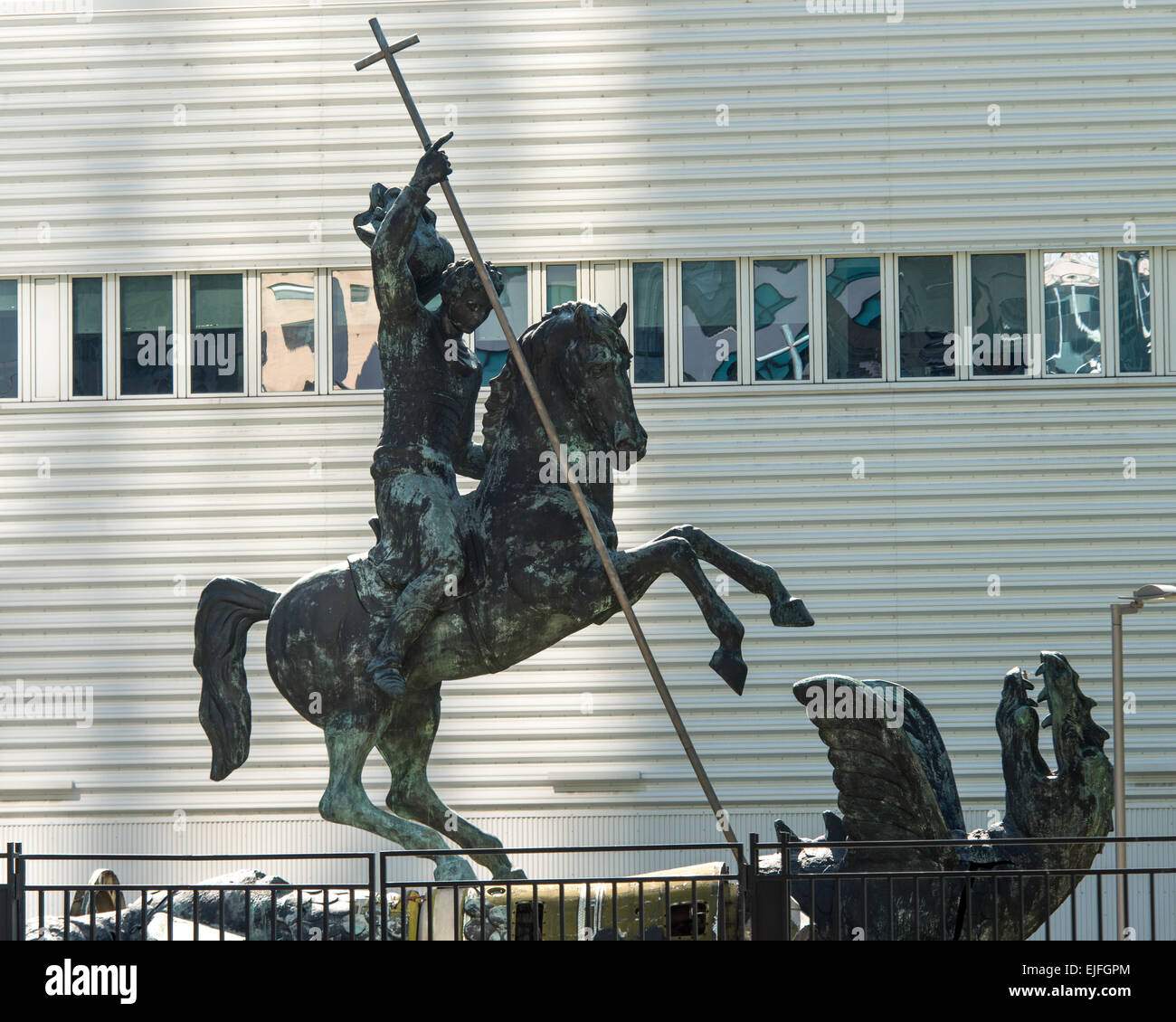 Monumental statue, Midtown East, Manhattan, New York City, New York ...