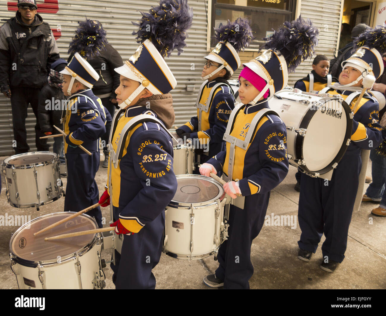 Marching band drum kid hi-res stock photography and images - Alamy