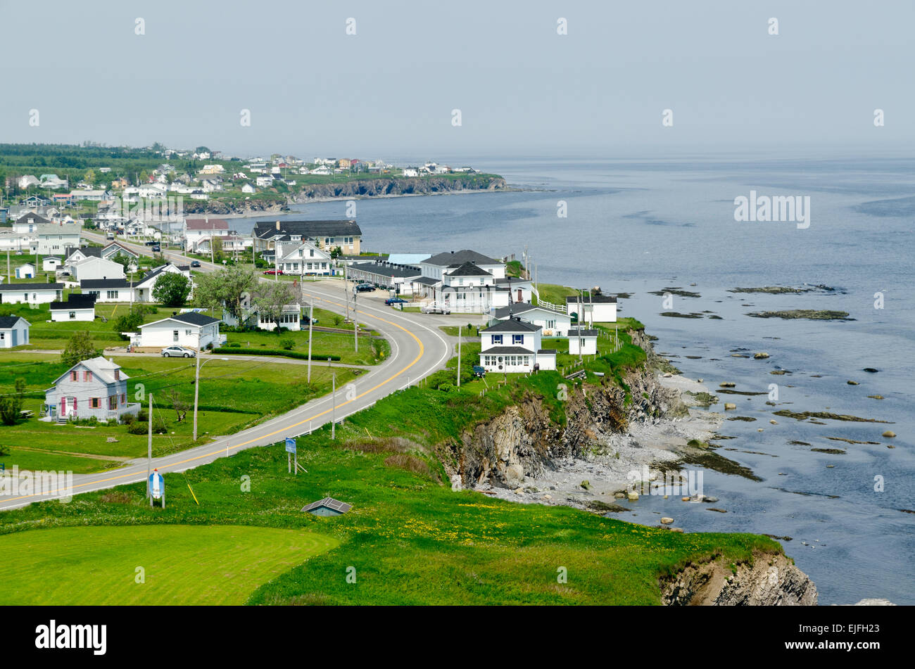 Sunny day above the water of St. Lawrence river Stock Photo - Alamy