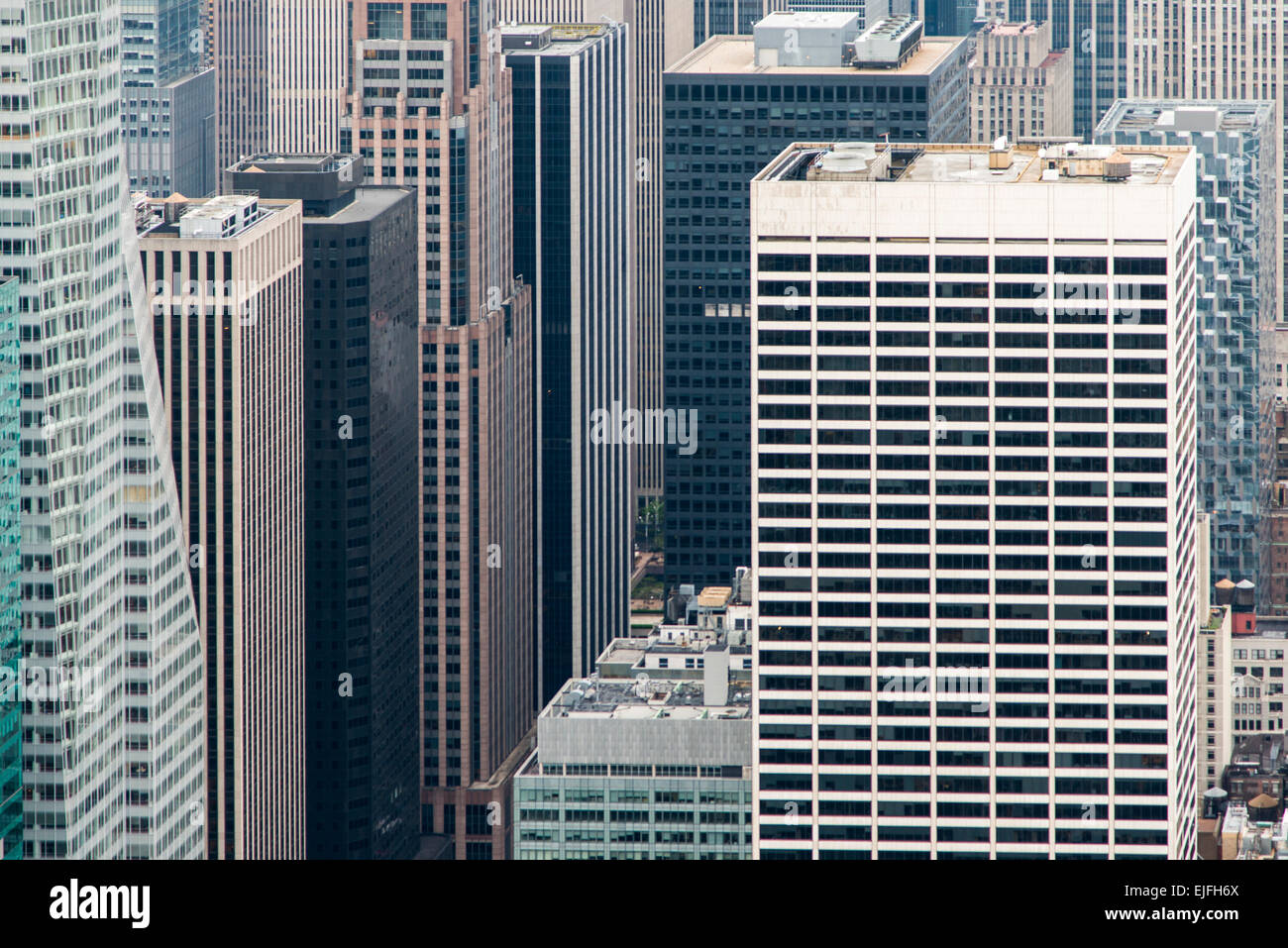 High angle view of buildings, Manhattan, New York City, New York State ...