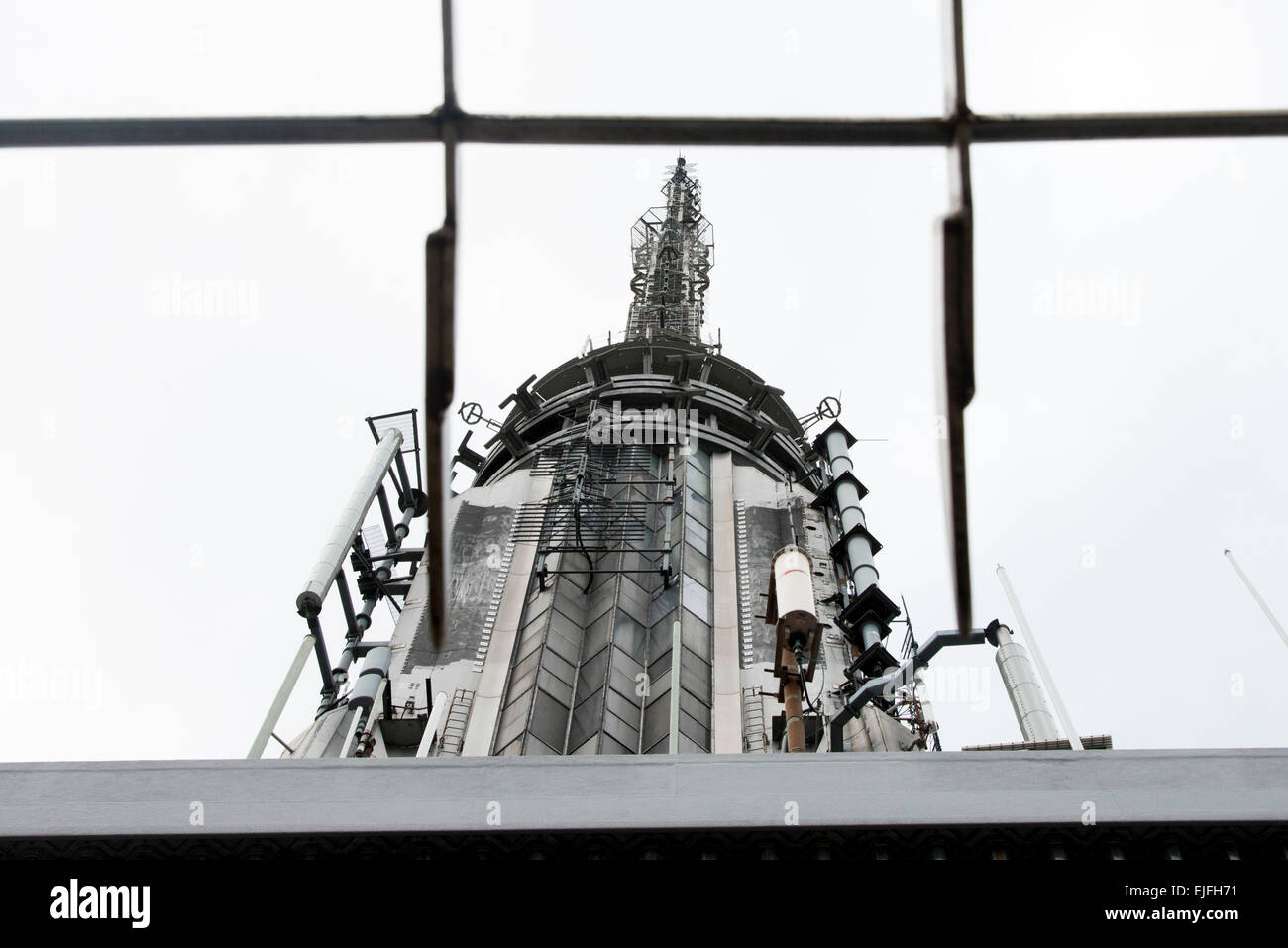 Low angle view of the Empire State Building, Manhattan, New York City ...