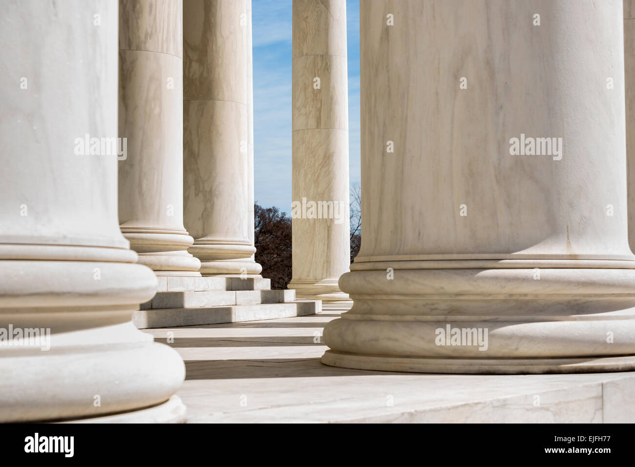 WASHINGTON, DC, USA - Jefferson Memorial, ionic columns Stock Photo - Alamy