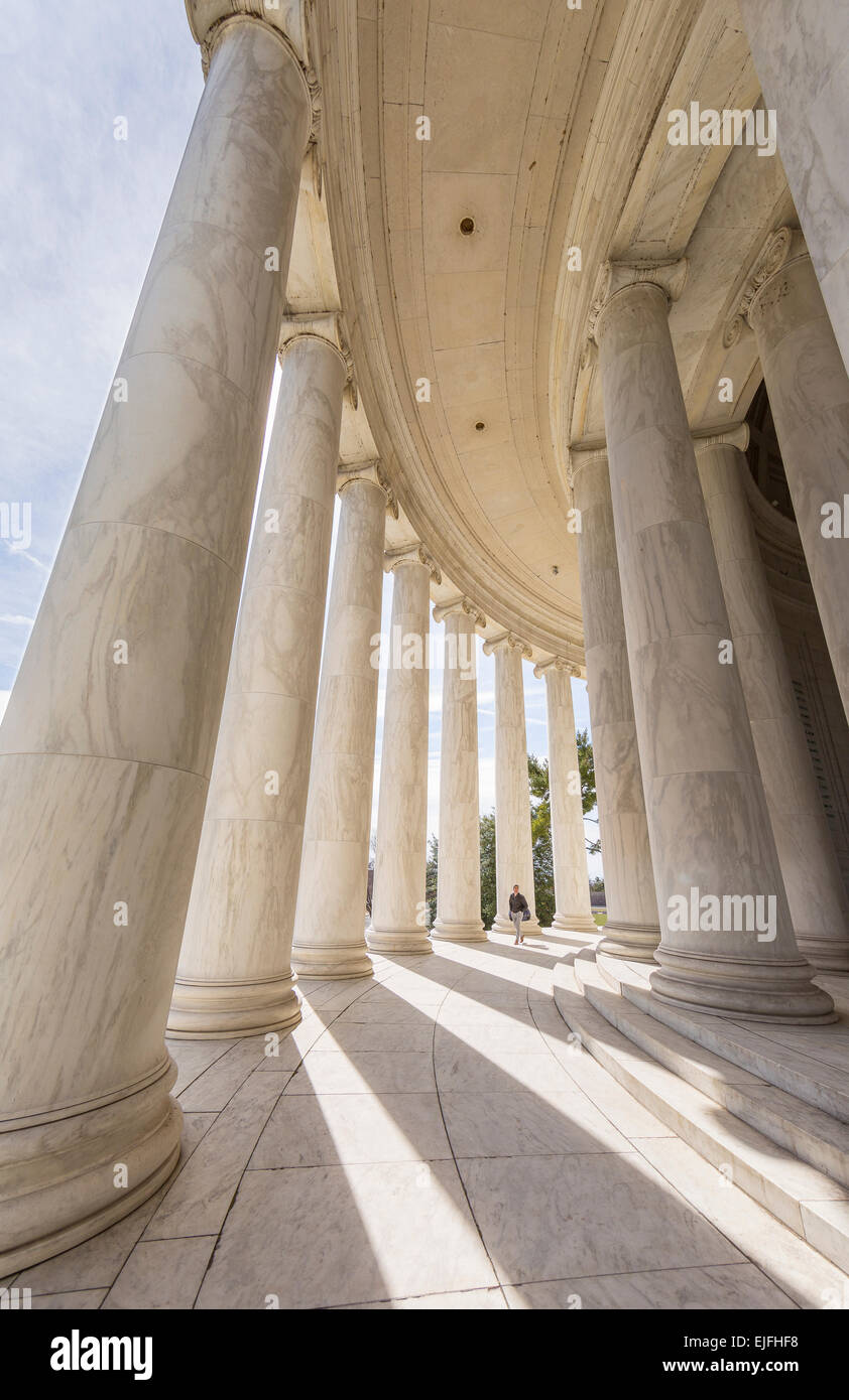 Washington dc usa ionic columns hi-res stock photography and images - Alamy