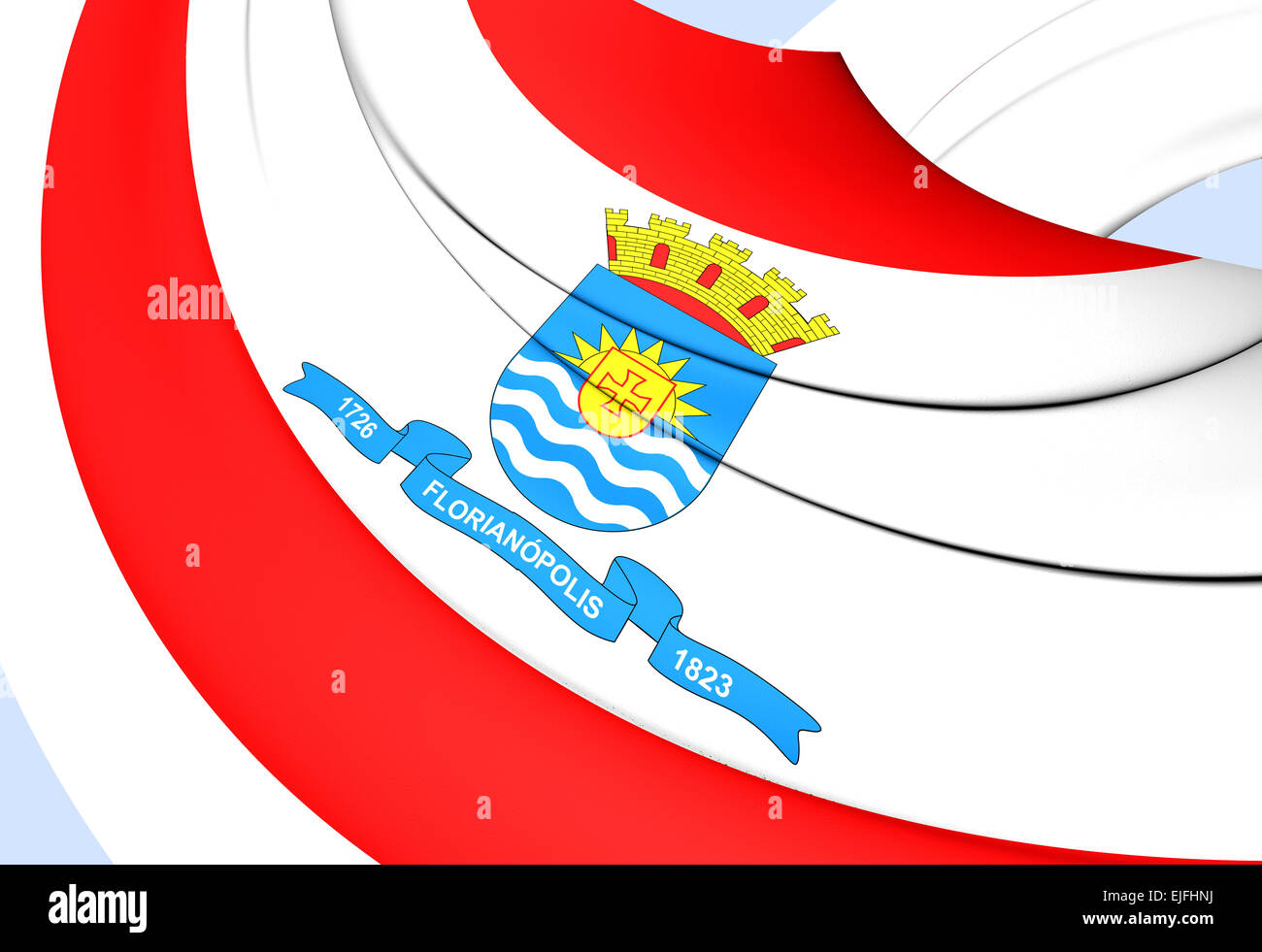 Florianopolis flag hi-res stock photography and images - Alamy