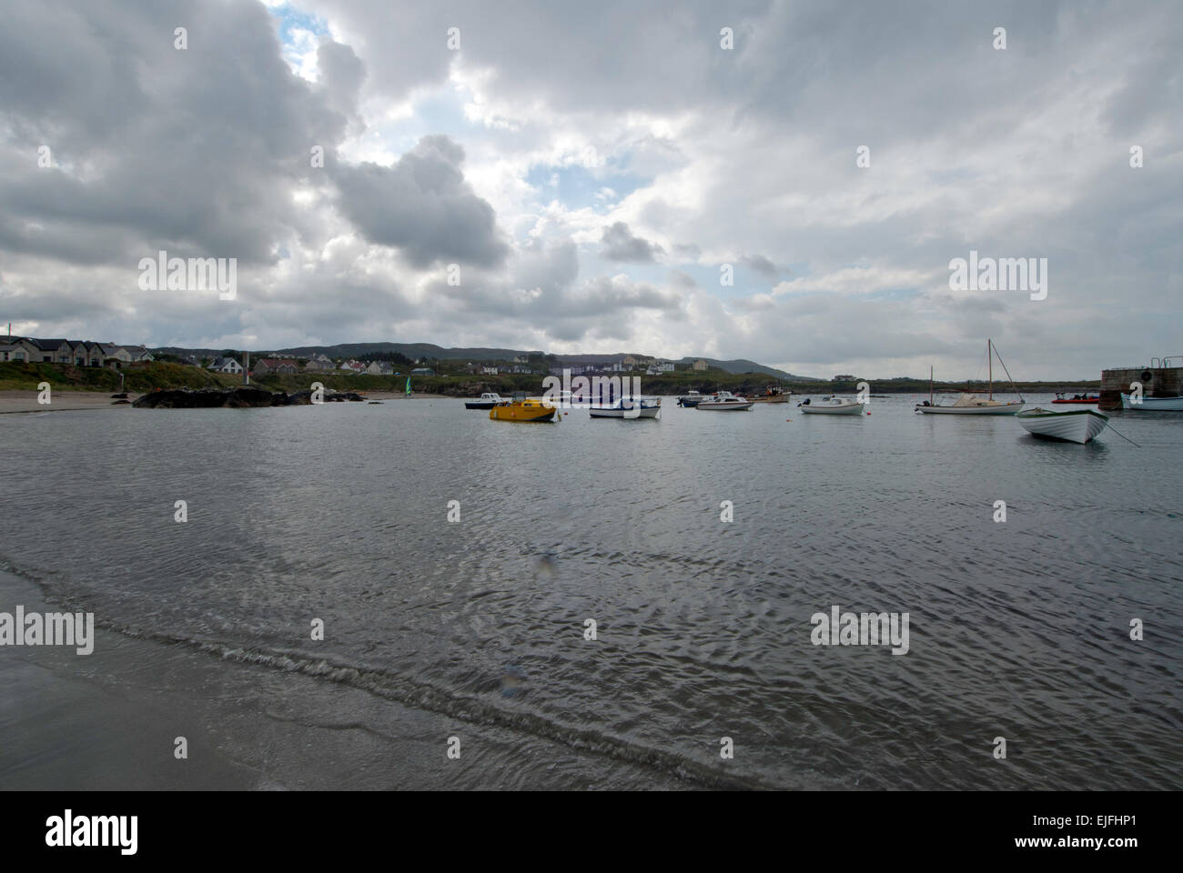 Dusk at Sheephaven Bay, Portnablagh, County Donegal, Ireland Stock ...
