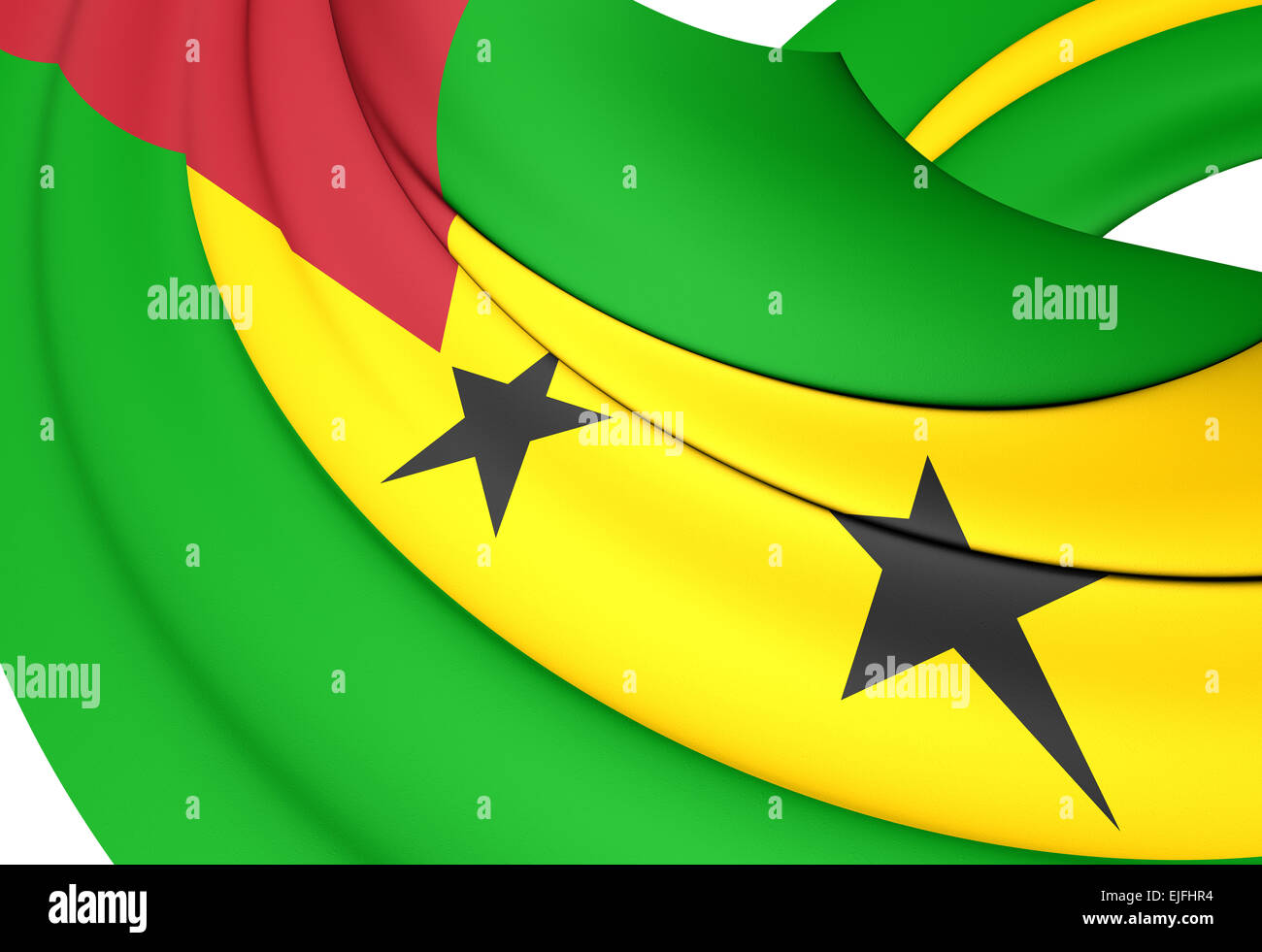 Democratic republic of sao tome and principe island hi-res stock ...