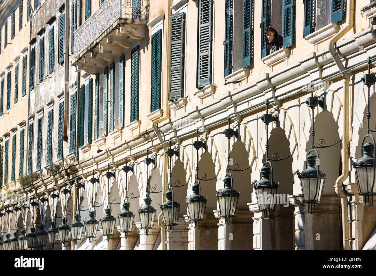 Liston promenade corfu greece hi-res stock photography and images - Alamy