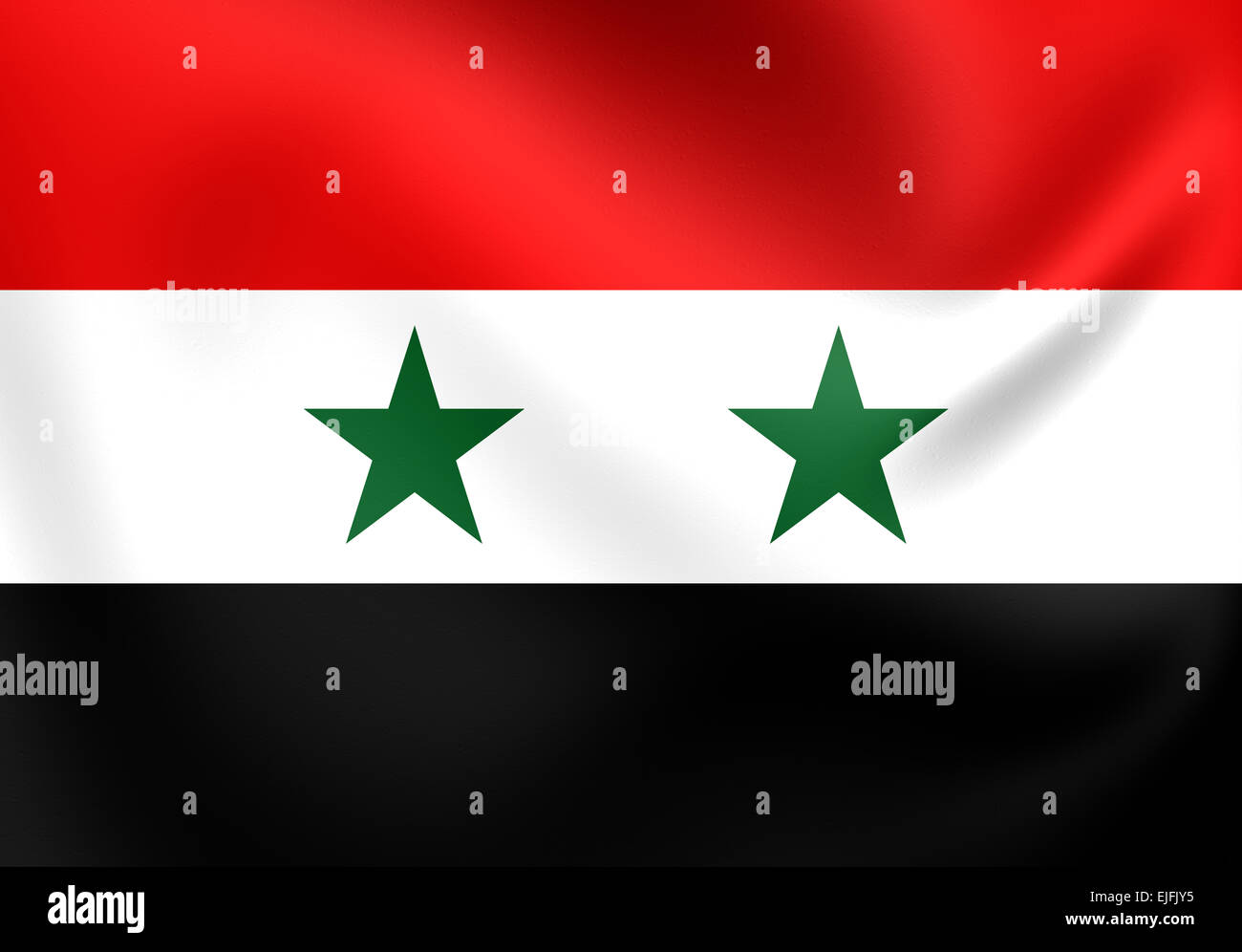 Syria flag illustration hi-res stock photography and images - Alamy