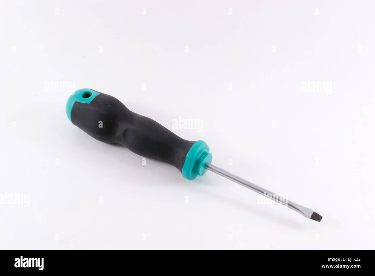 Black and Blue Rubber Handled Screwdriver - Isolated Stock Photo - Alamy
