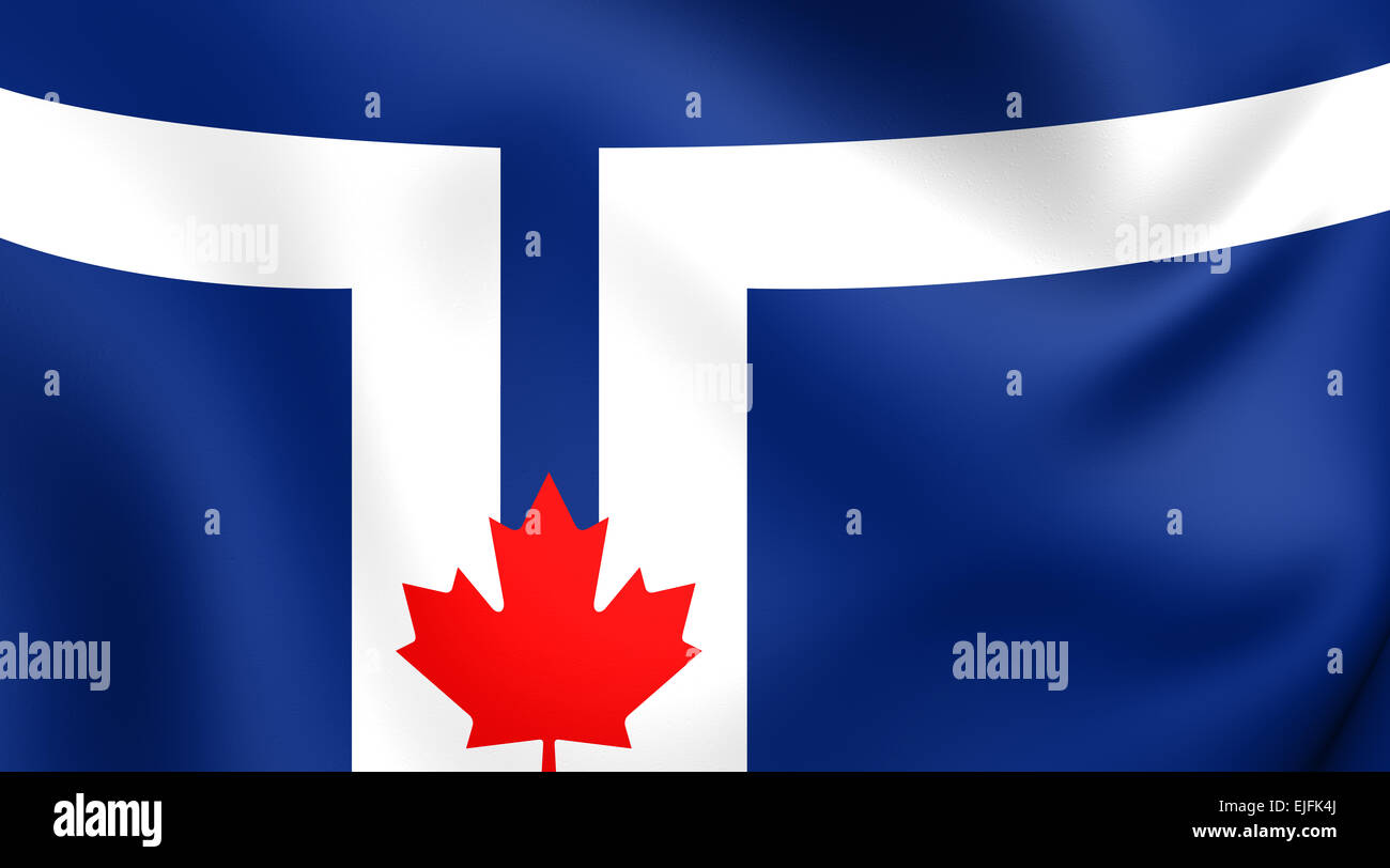 Flag of Toronto, Canada. Close Up Stock Photo - Alamy
