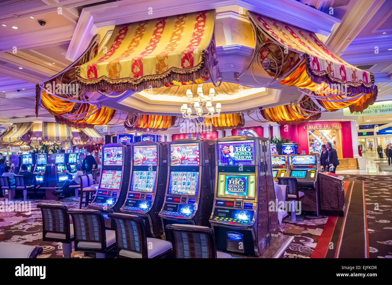 The interior of Bellagio hotel and casino in Las Vegas Stock Photo - Alamy