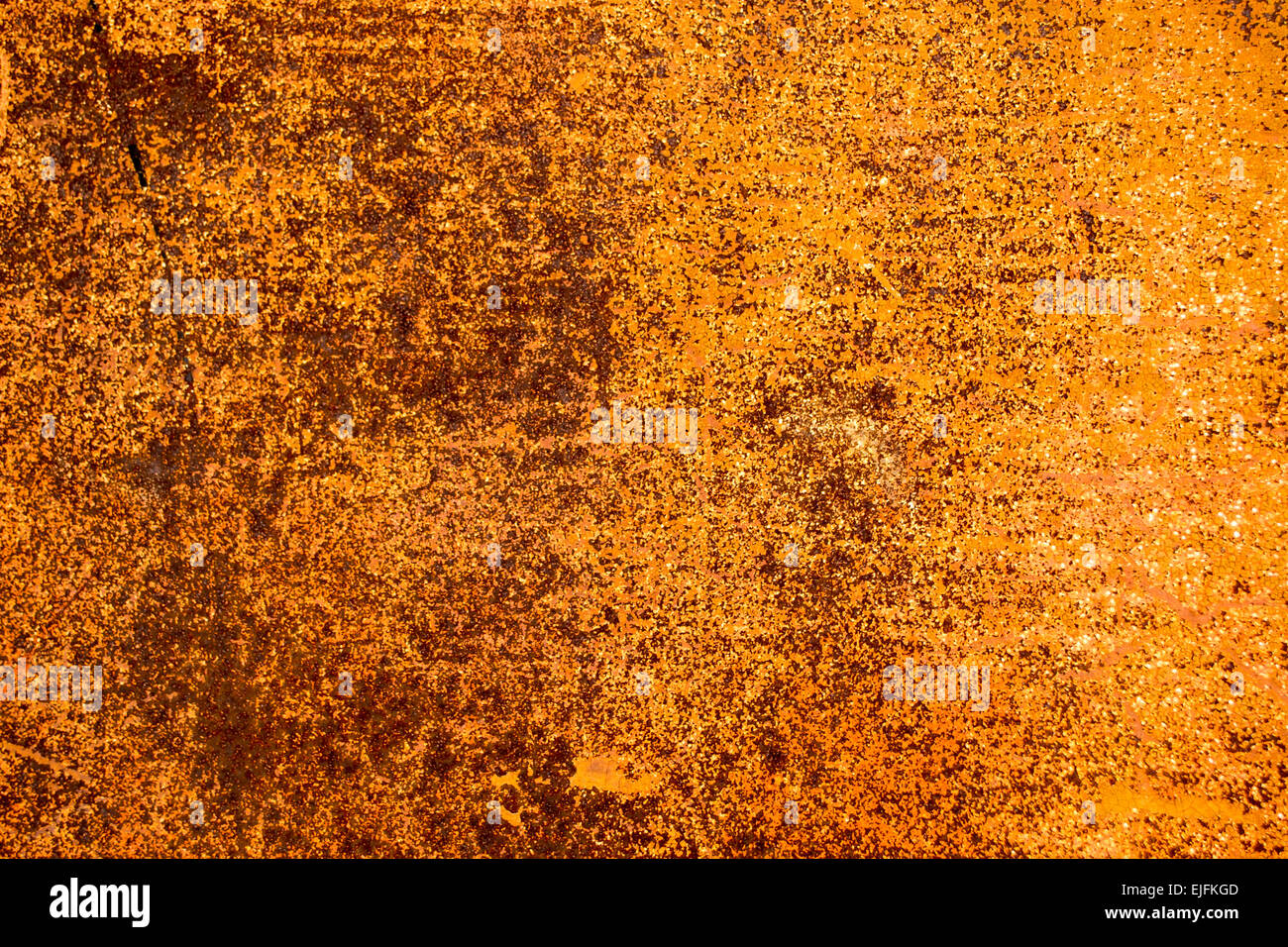 Rust runs and bleeds into metal creating a rough texture Stock Photo ...
