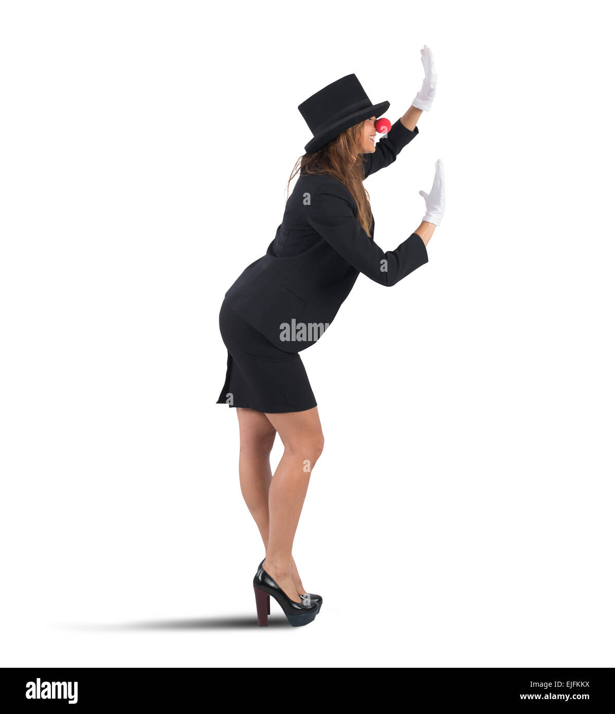 Mime woman hi-res stock photography and images - Alamy