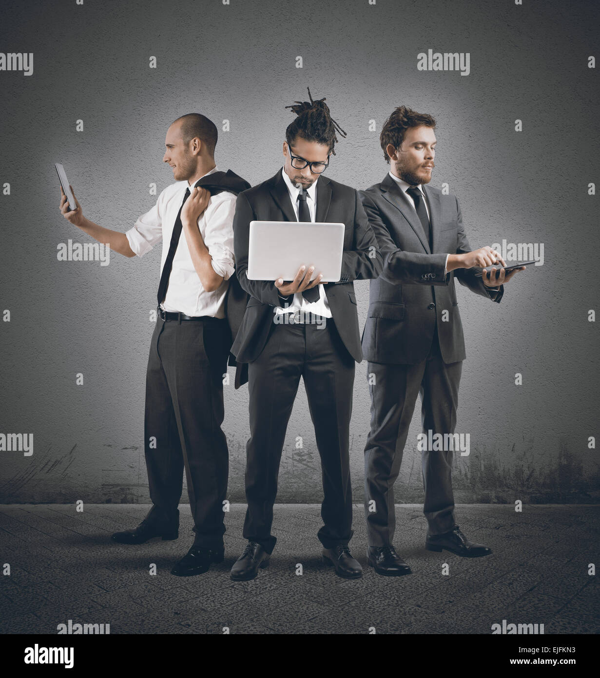 Busy businesspeople hi-res stock photography and images - Alamy