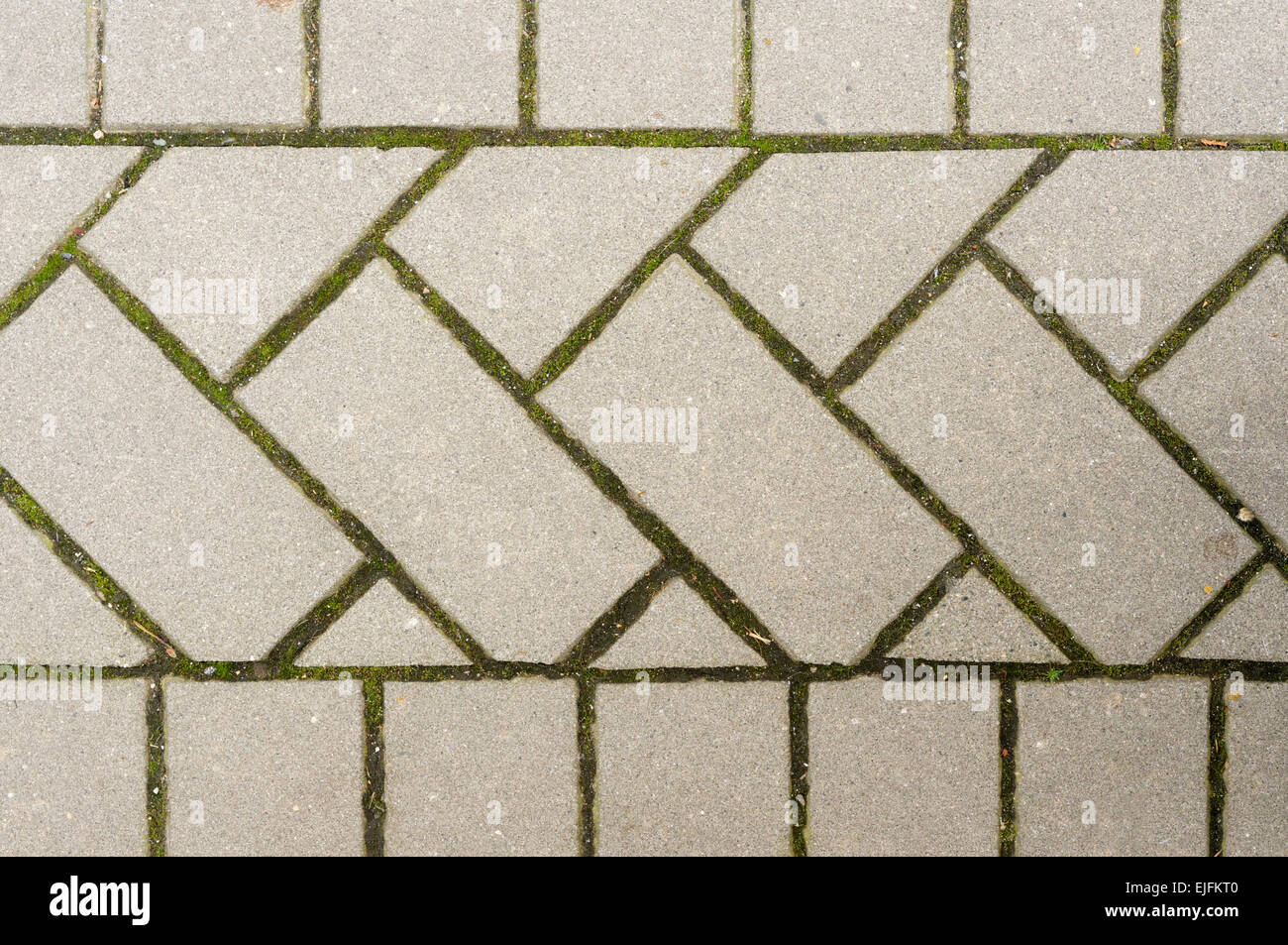 Paving stones with geometric shapes Stock Photo - Alamy