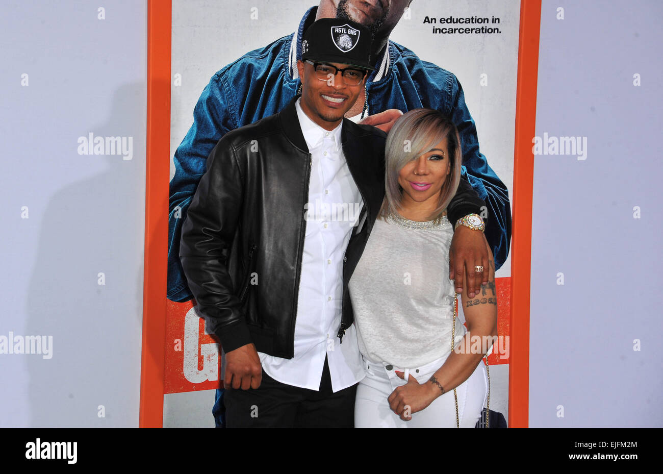 Los Angeles, California, USA. 25th Mar, 2015. Tip ''TI'' Harris, Tiny ...