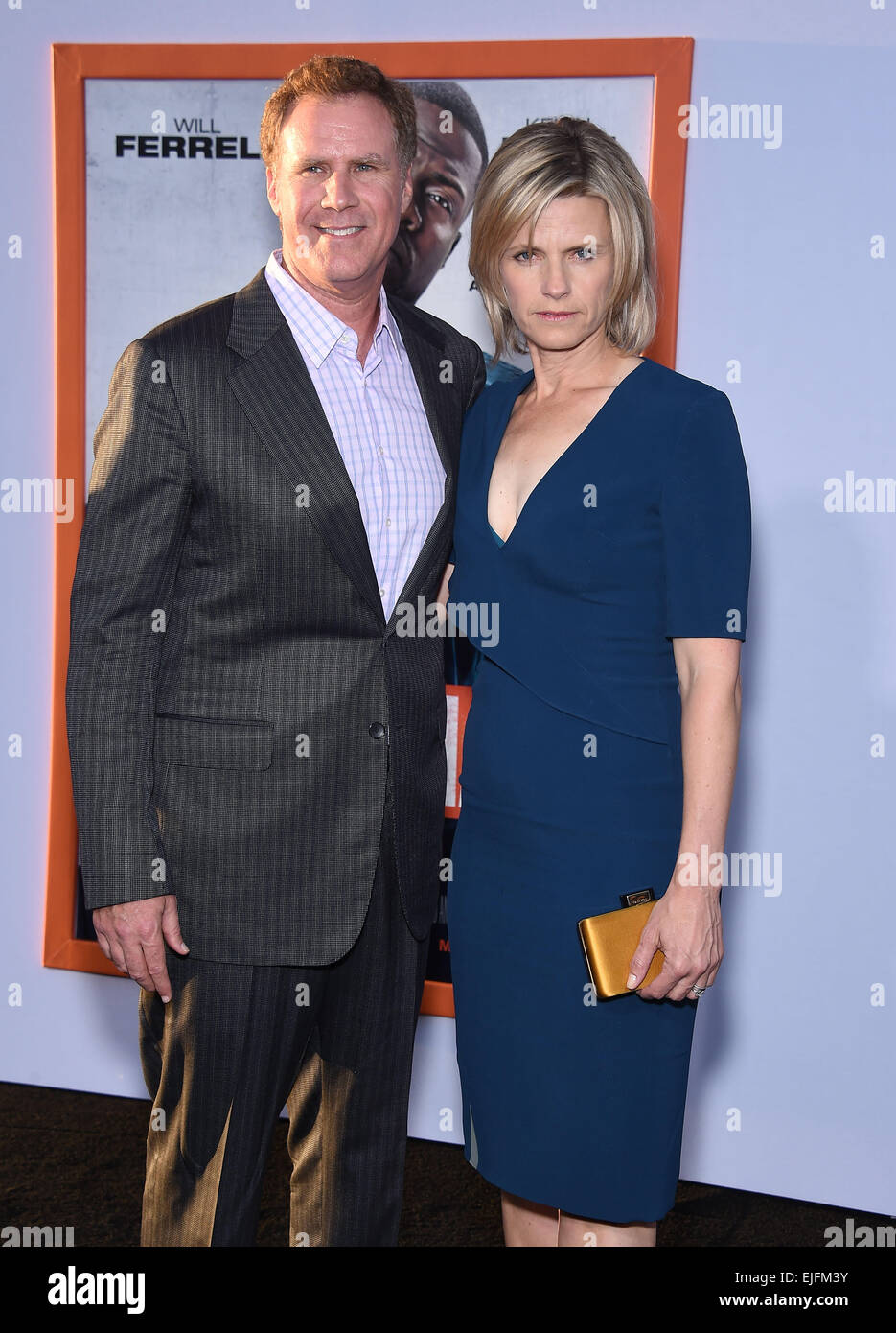 Hollywood, California, USA. 25th Mar, 2015. Will Ferrell & Viveca ...