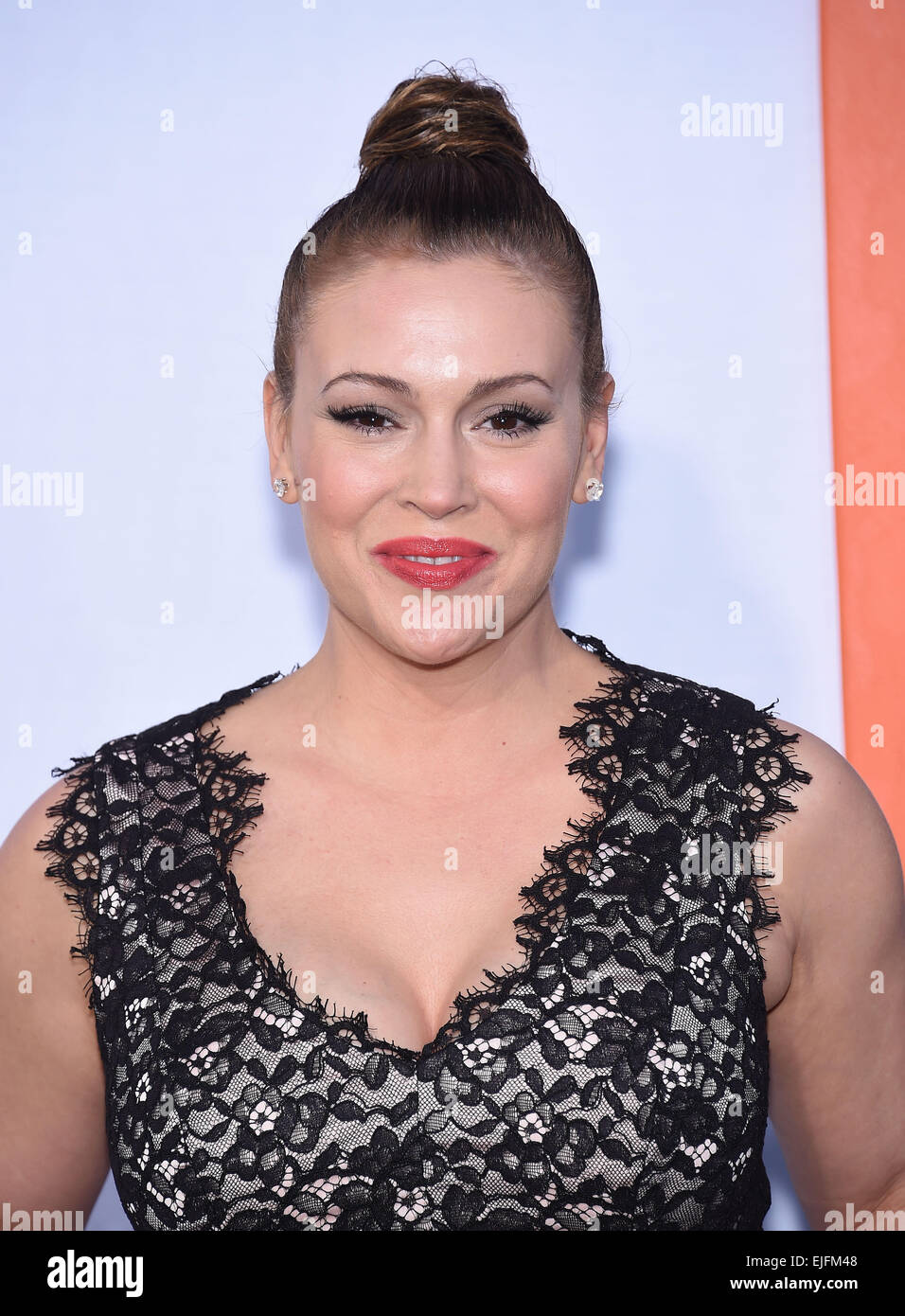 Hollywood, California, USA. 25th Mar, 2015. Alyssa Milano arrives for ...