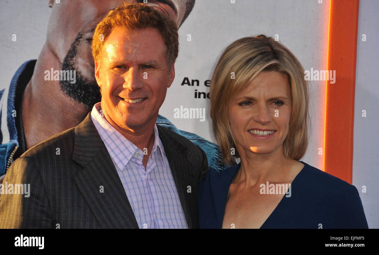 Los Angeles, CA, USA. 25th Mar, 2015. Will Ferrell, Viveca Ferrell at ...