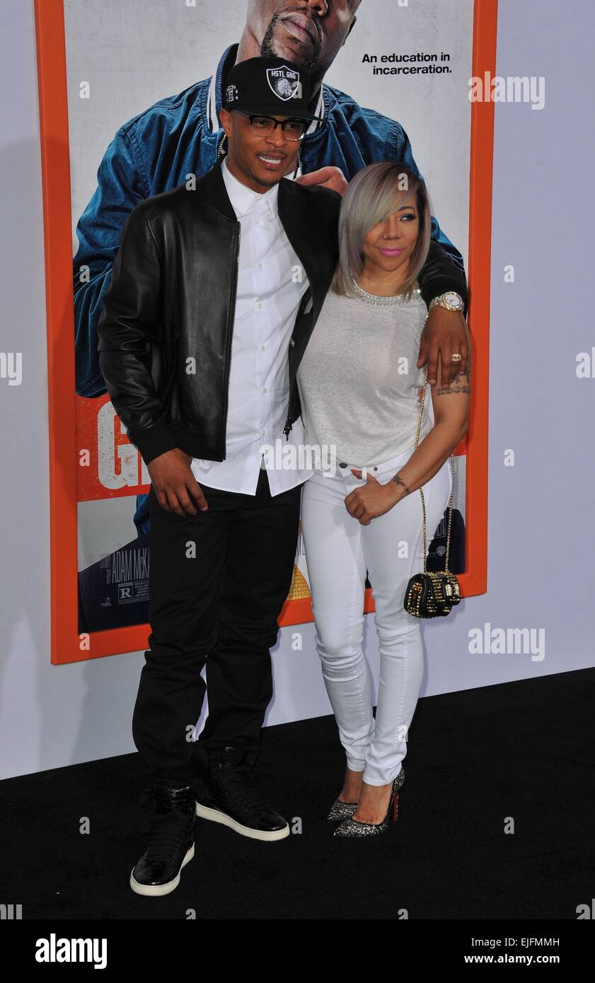 Los Angeles, CA, USA. 25th Mar, 2015. Tip "TI" Harris, Tiny at arrivals ...
