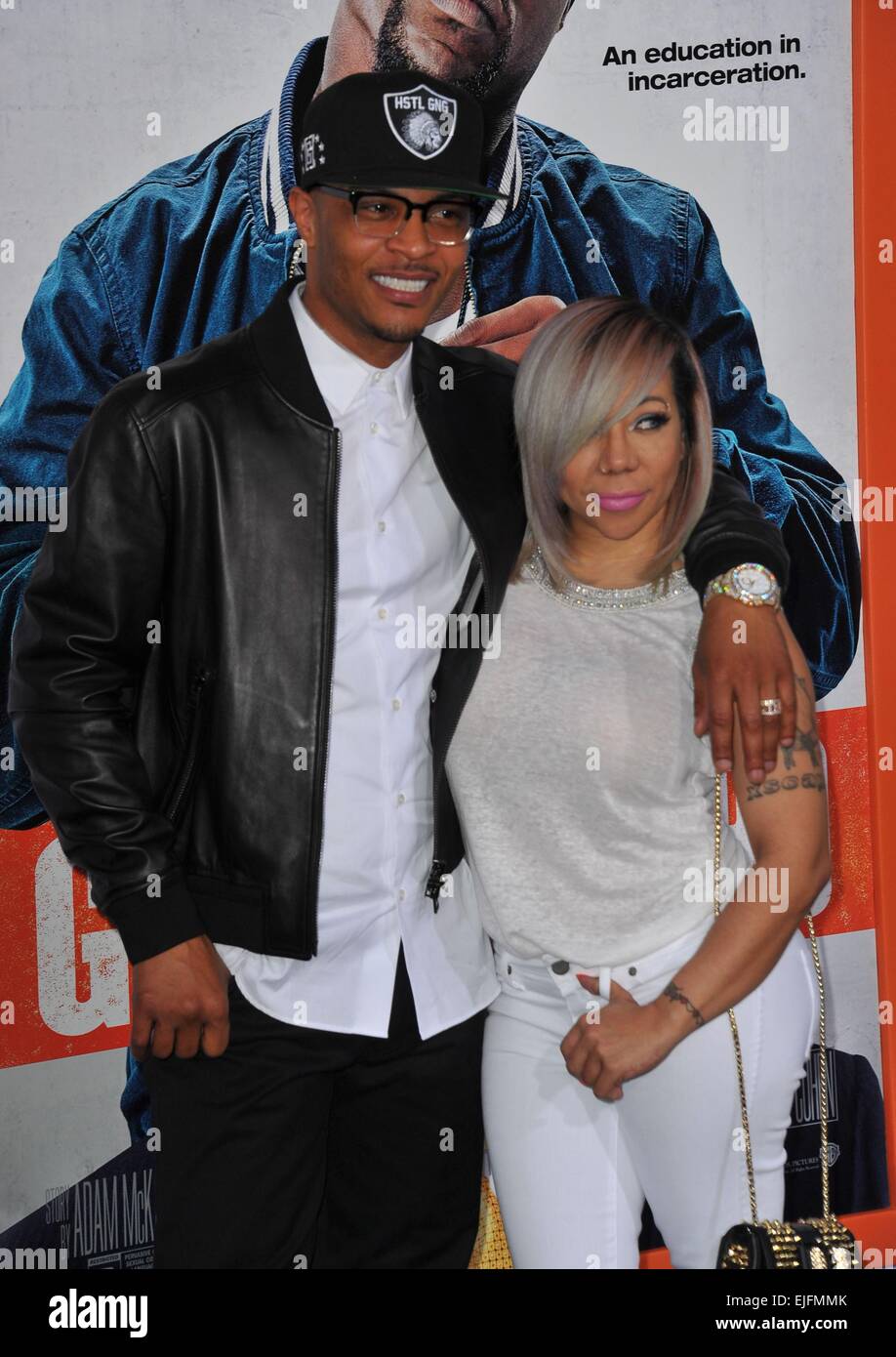 Los Angeles, CA, USA. 25th Mar, 2015. Tip "TI" Harris, Tiny at arrivals ...