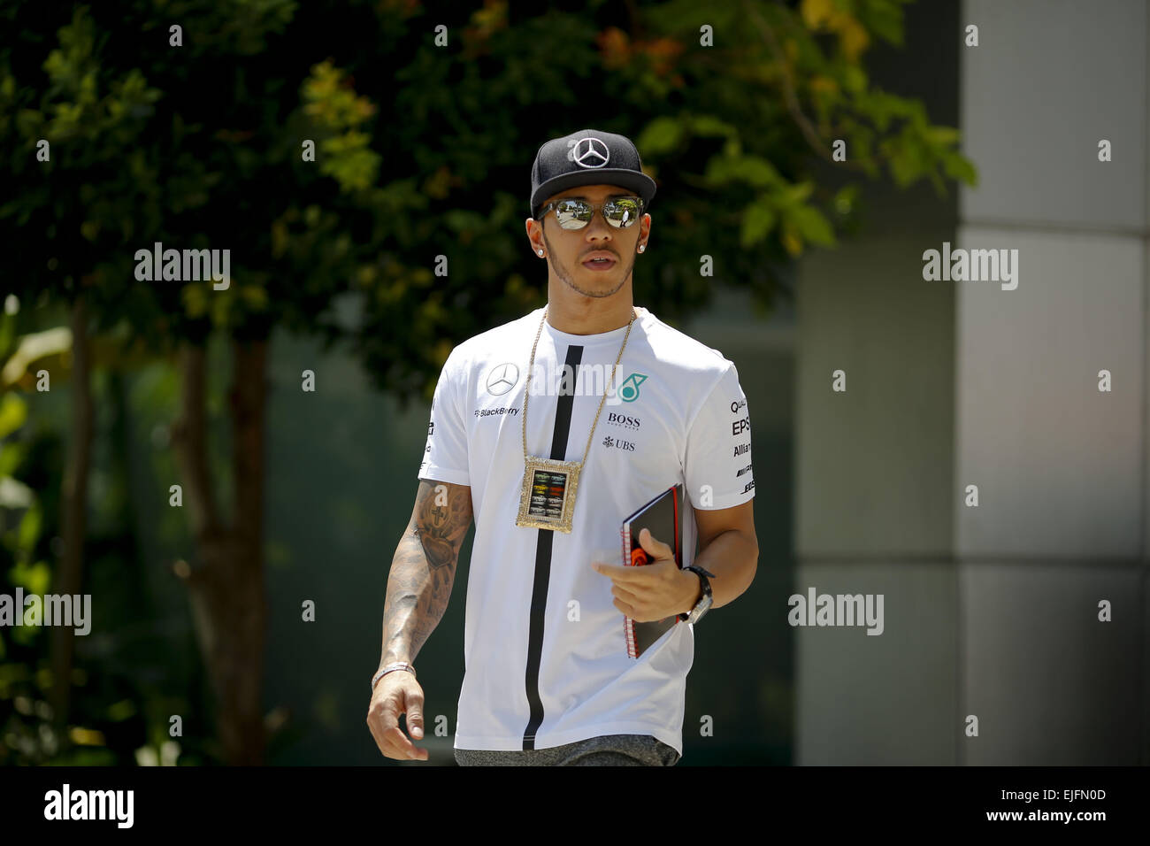 Sepang, Malaysia. 26th Mar, 2015. LEWIS HAMILTON of Great Britain and ...