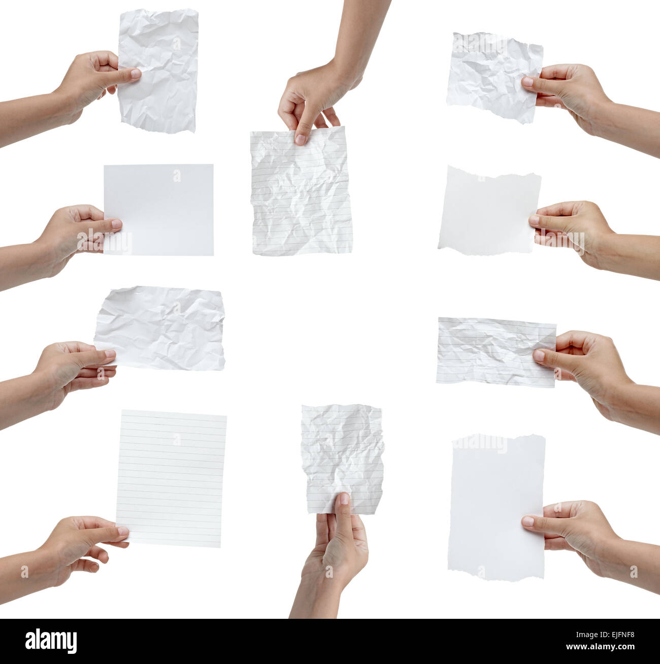 Person Coming Out Of Ripped Paper